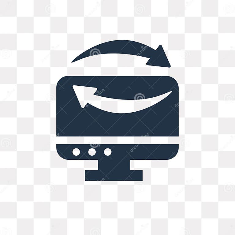 Transfer Vector Icon Isolated on Transparent Background, Transfer ...