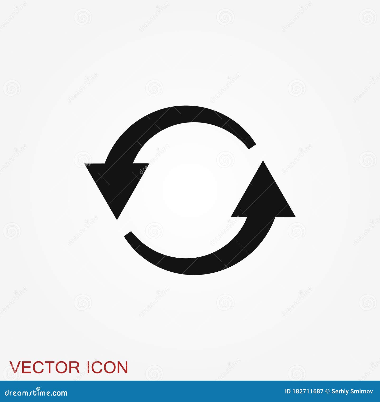 Transfer Vector Icon. Money Symbol Isolated on Background Stock ...
