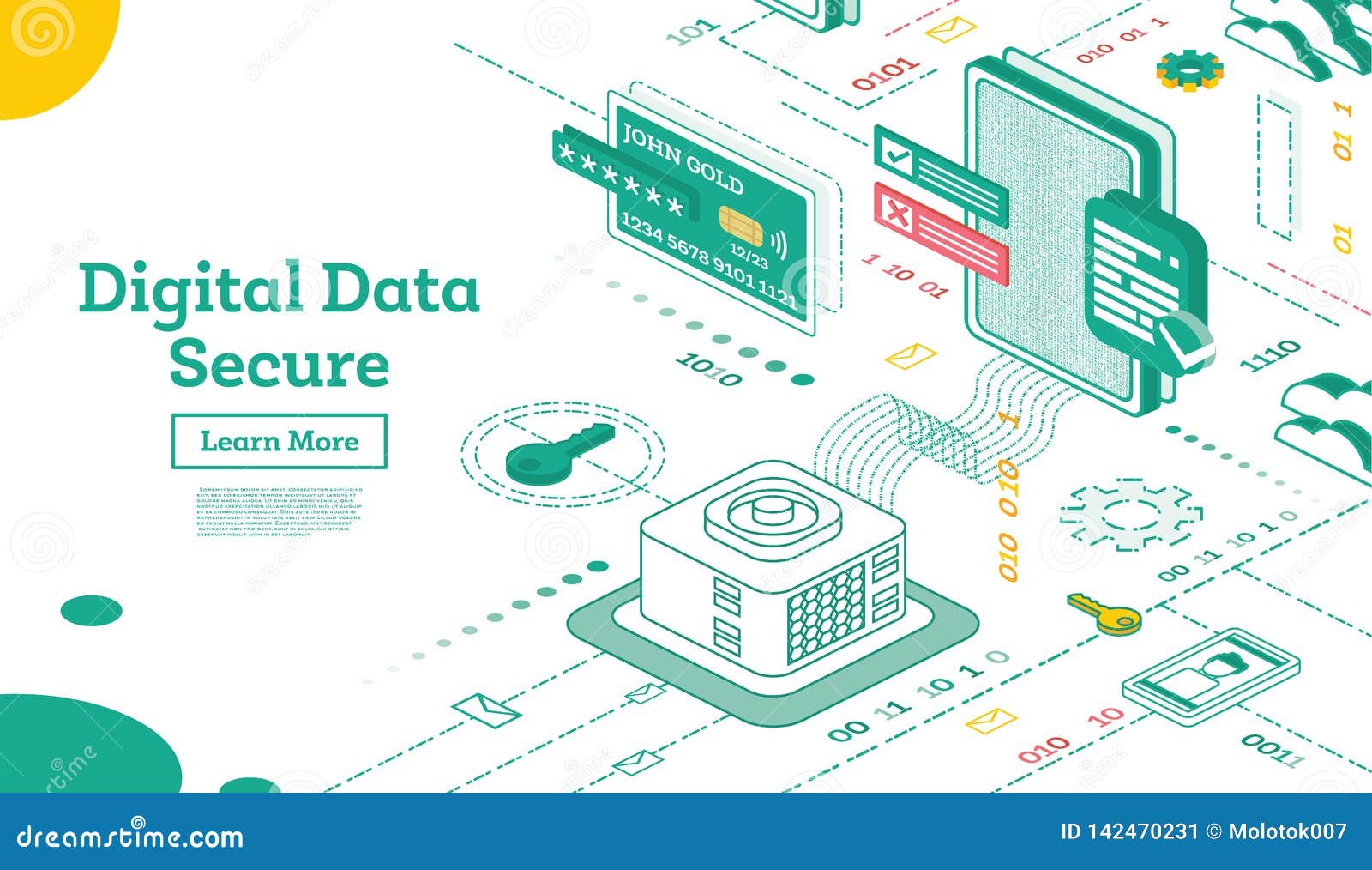 Transferring Data from Database To Smartphone or Tablet PC Stock Vector ...