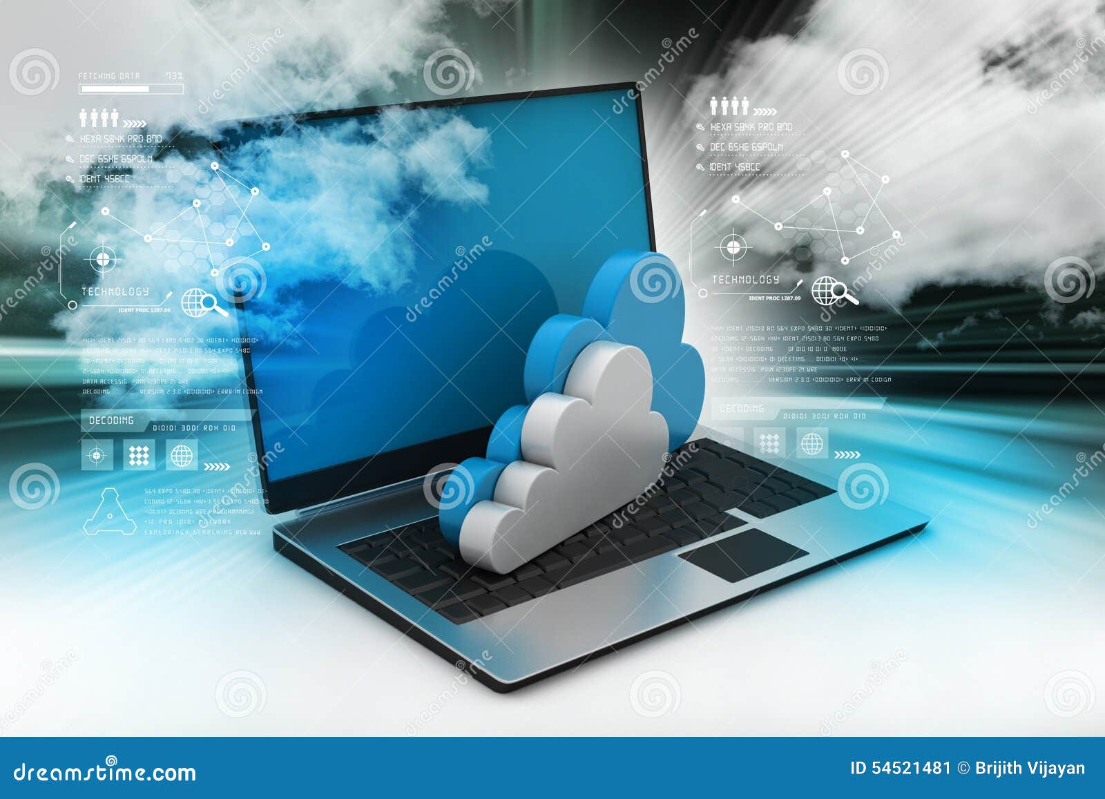 Transferring Information Cartoon Vector | CartoonDealer.com #21176605