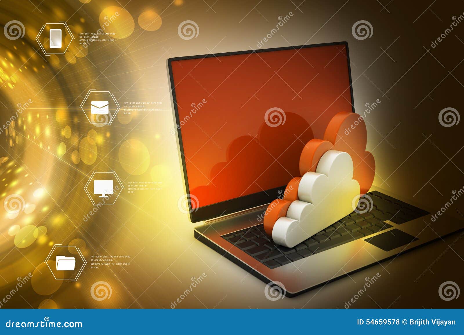 Transferring Information Cartoon Vector | CartoonDealer.com #21176605