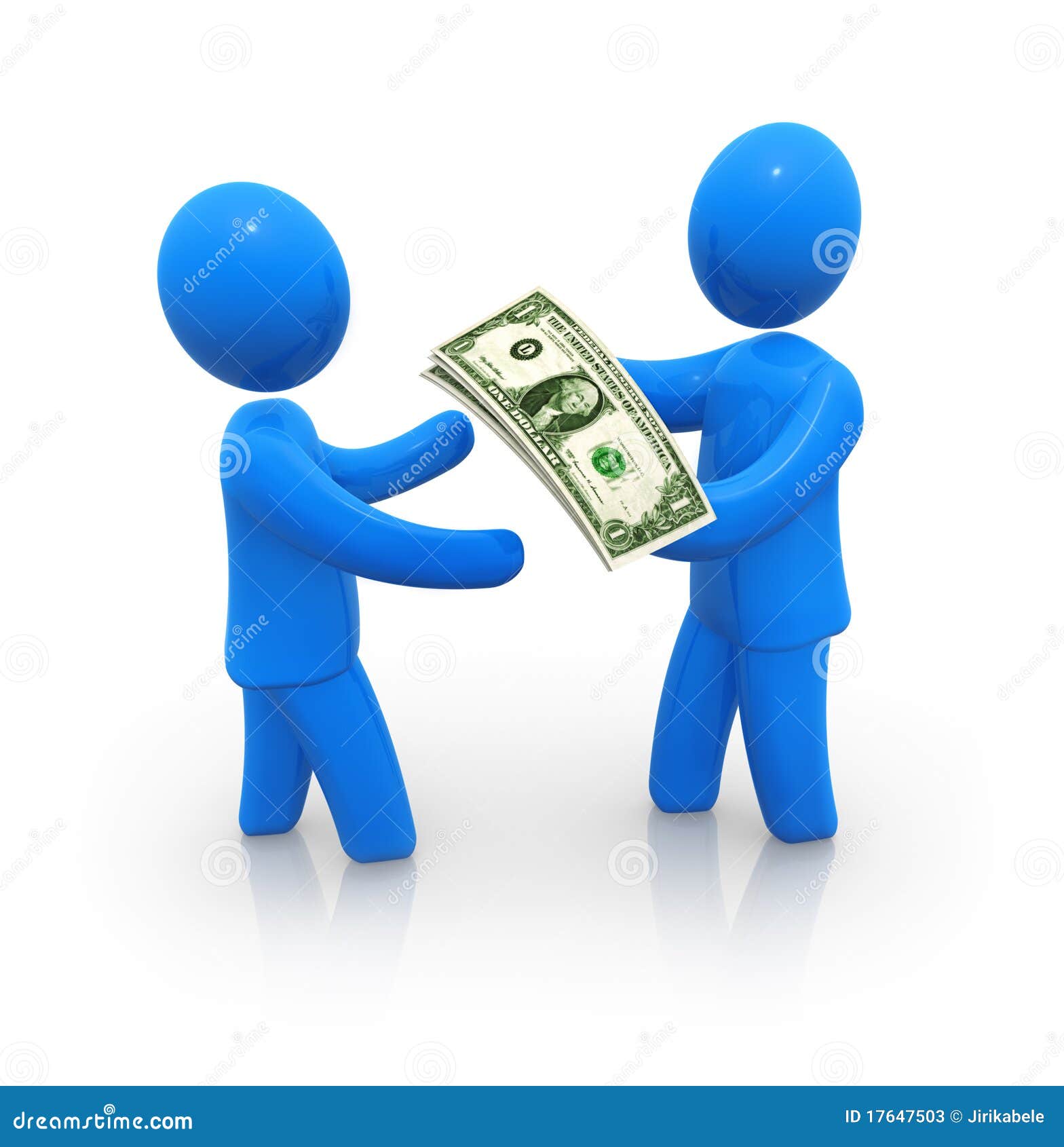 Transfert d'argent illustration stock. Illustration du donner - 17647503