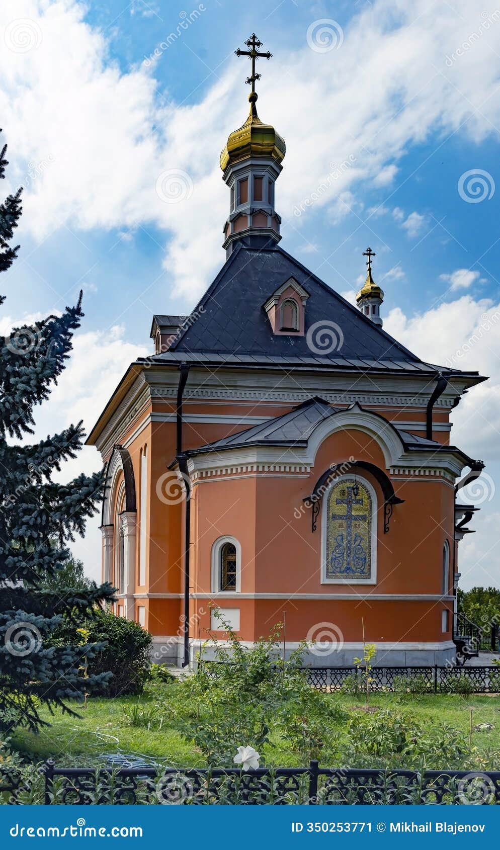 Transfiguration Church in the Introduction To the Temple Monastery 1 Stock Image - Image of ...