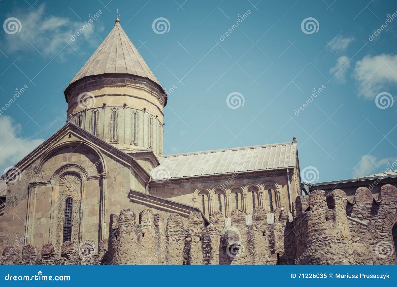 Transfiguration Church. Samtavro Monastery. Mtskheta, Georgia Stock ...