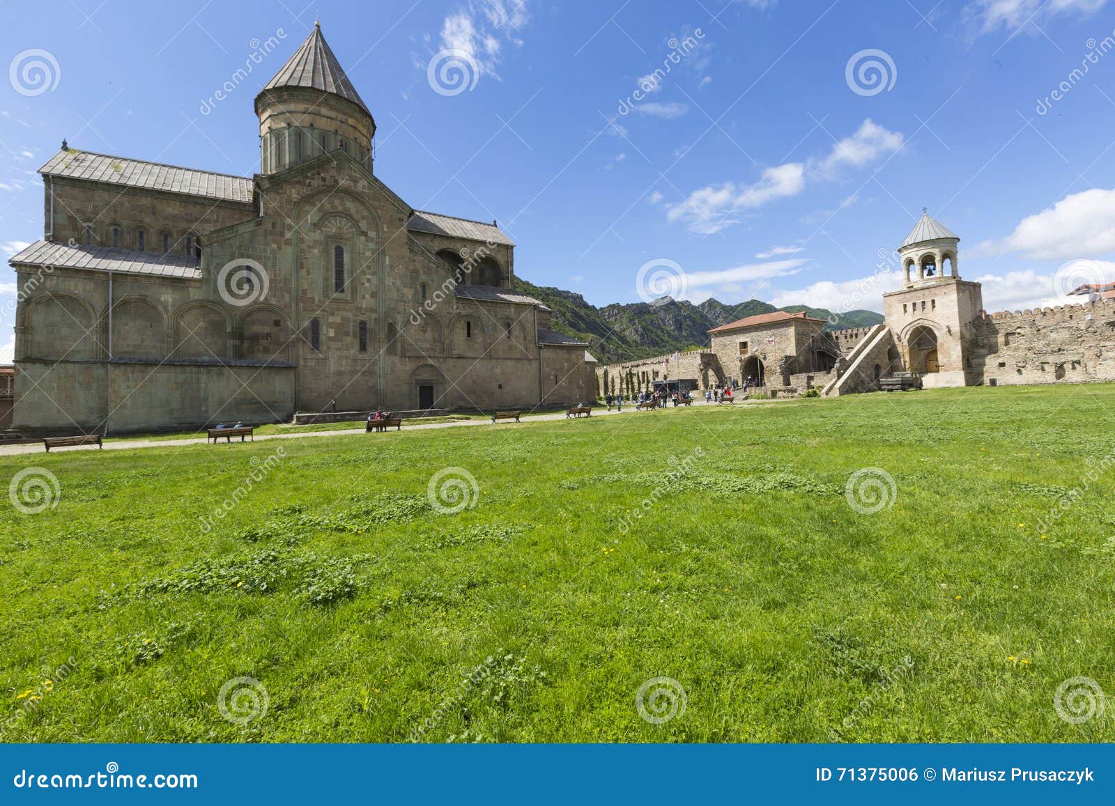 Transfiguration Church. Samtavro Monastery. Mtskheta, Georgia Editorial ...