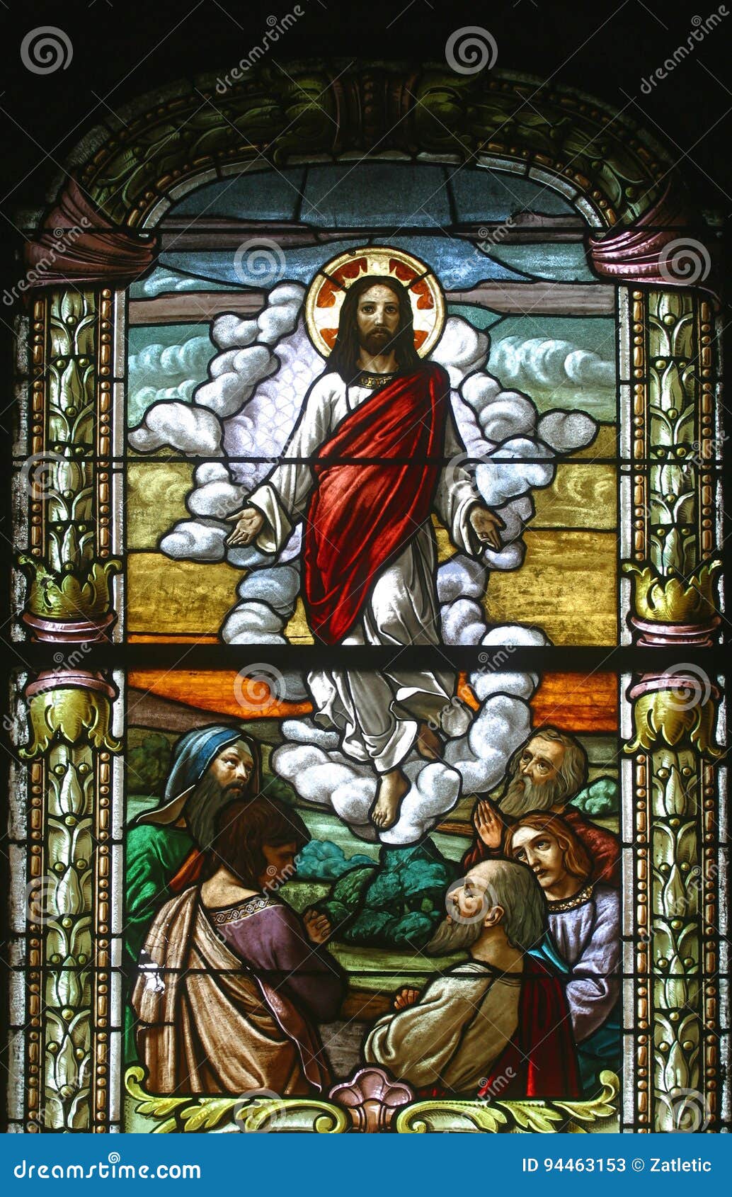 Transfiguration of Jesus stock image. Image of blessed - 94463153