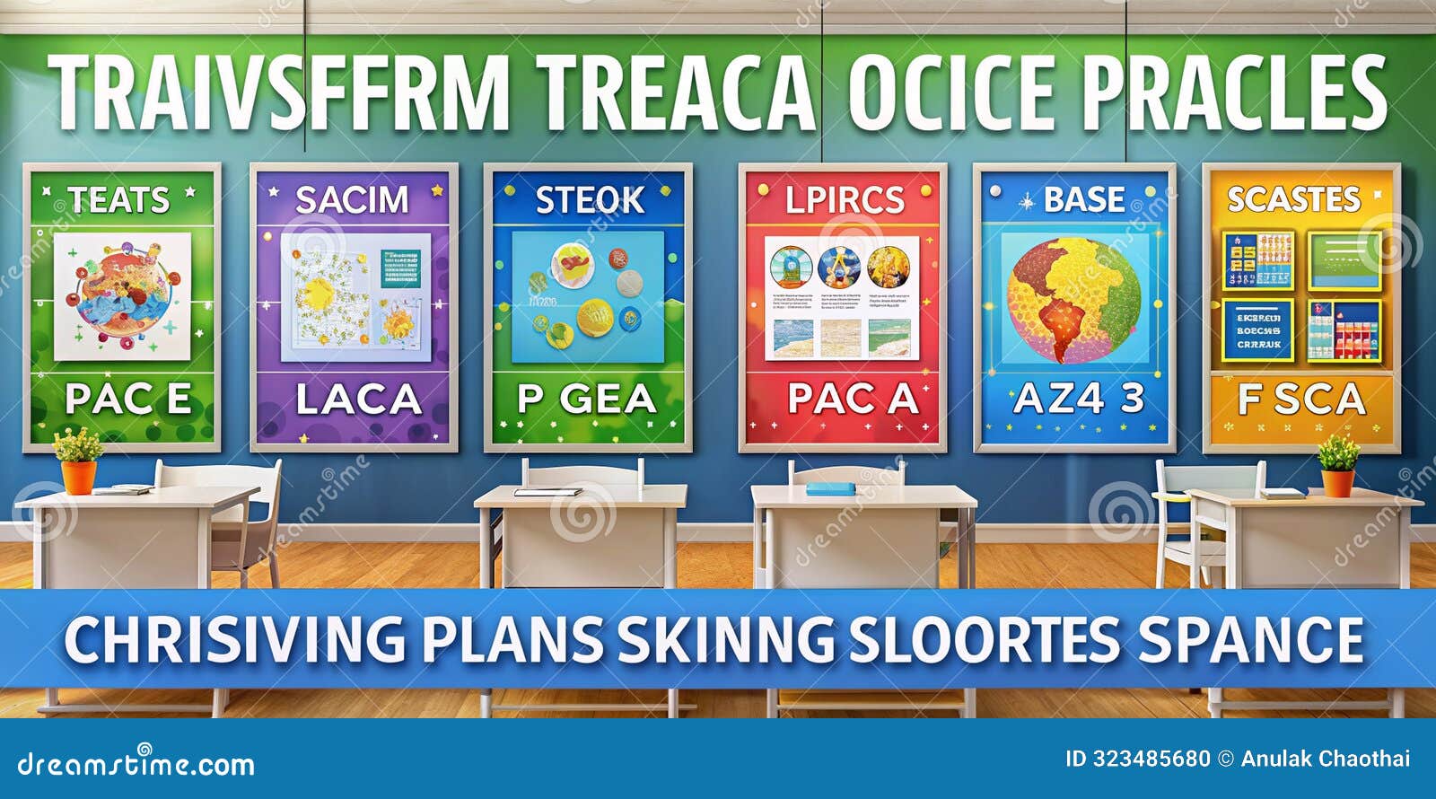 Transform Learning Spaces Colorful Classroom Posters Featuring Science ...