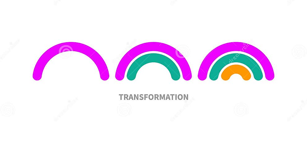 Transform Logo. Symbol of Innovation, Development Stock Vector ...