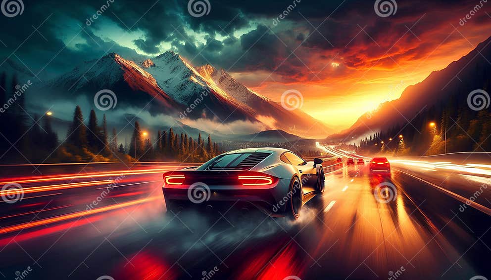 Adrenaline Rush Desktop Wallpaper Stock Illustration - Illustration of ...