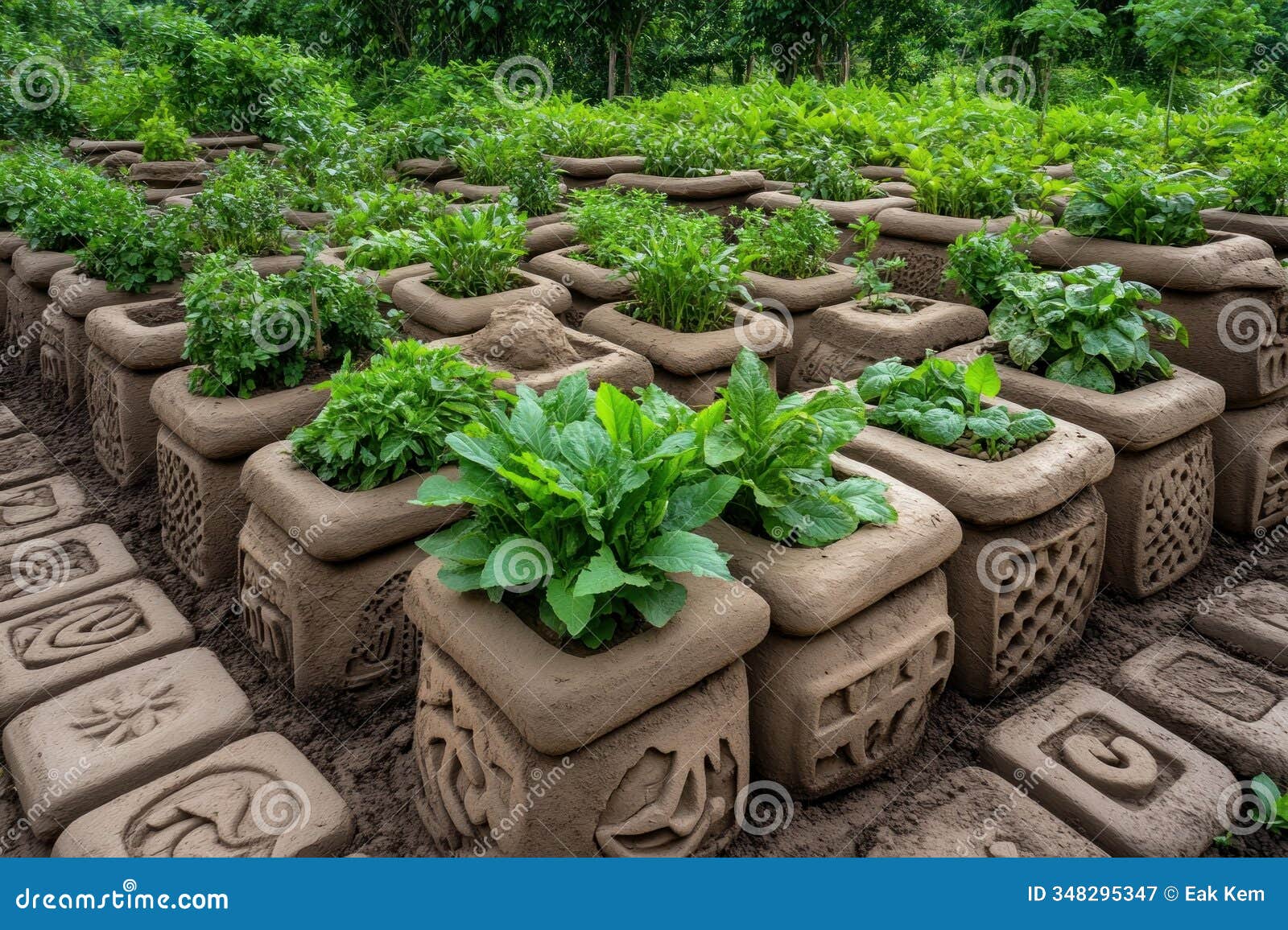 Artistic Soil Patterns Eco-Friendly Clay-Rich Garden Design Concepts ...