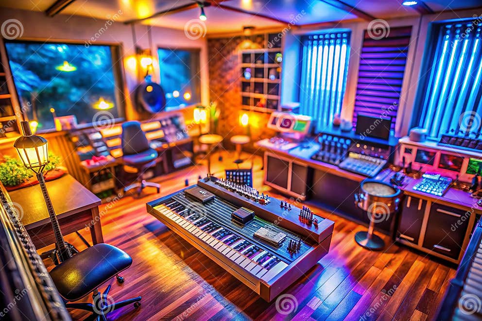 Craft Your Own Soundscape a Home Recording Studio Setup for Music Production Featuring Cozy ...
