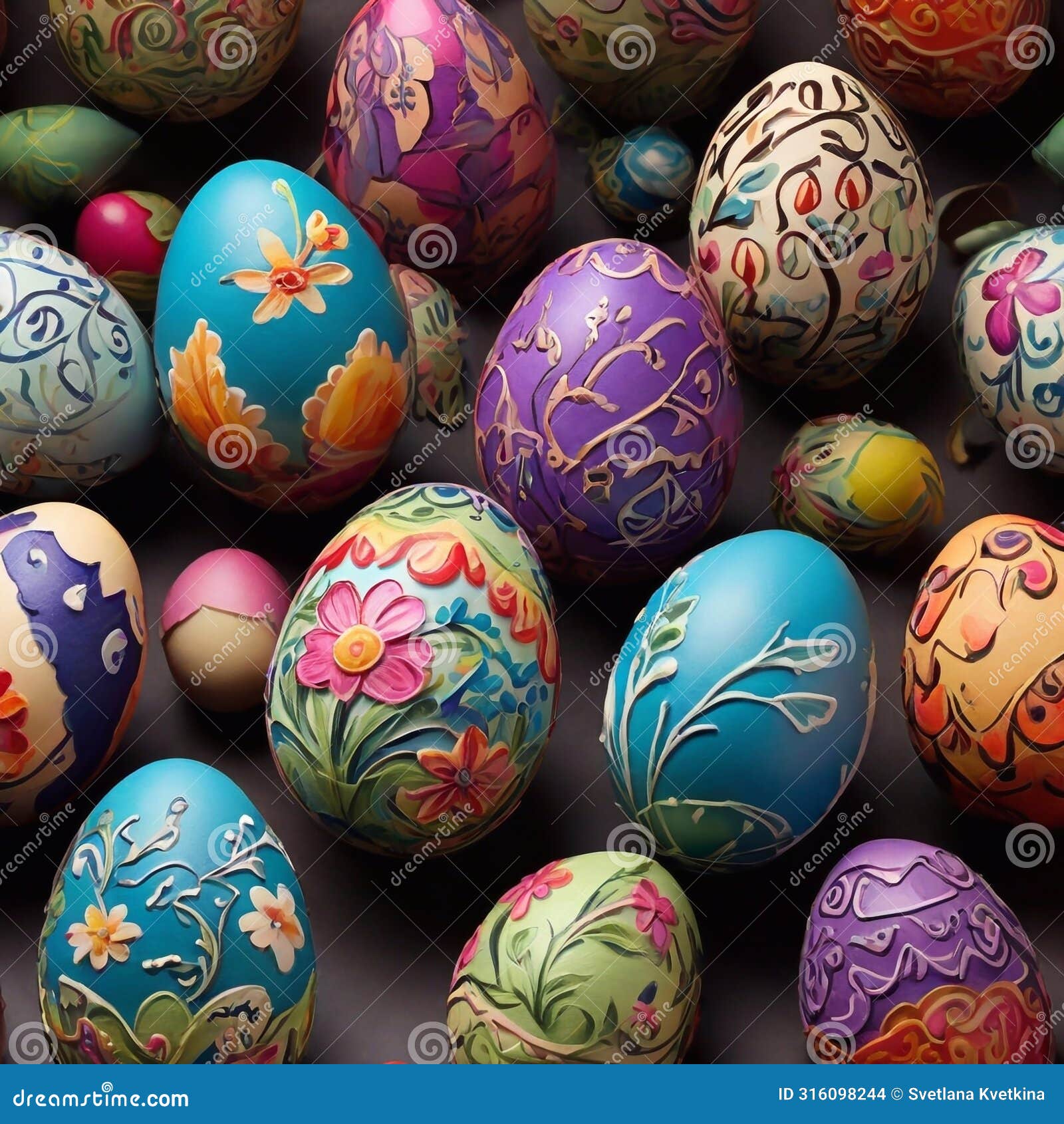 Creates a Diverse Range of Easter Egg Designs, from Traditional To ...