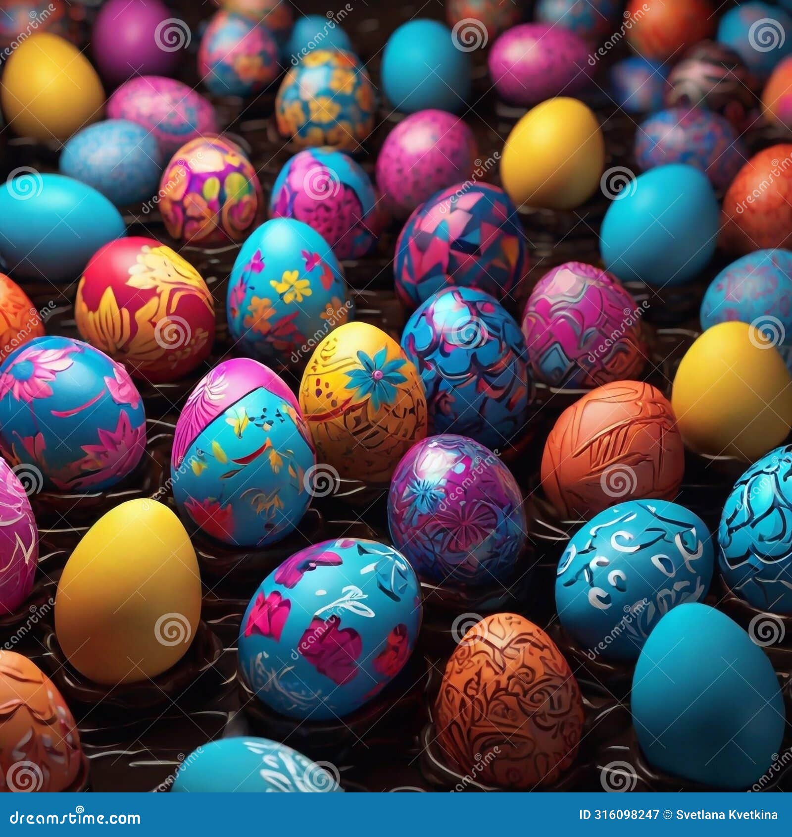 Creates a Diverse Range of Easter Egg Designs, from Traditional To ...