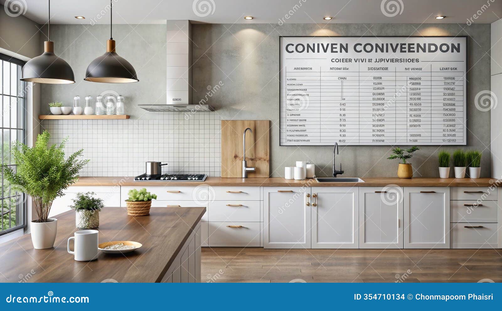 Kitchen Conversions Chart. Basic Metric Units Of Cooking Measurements ...