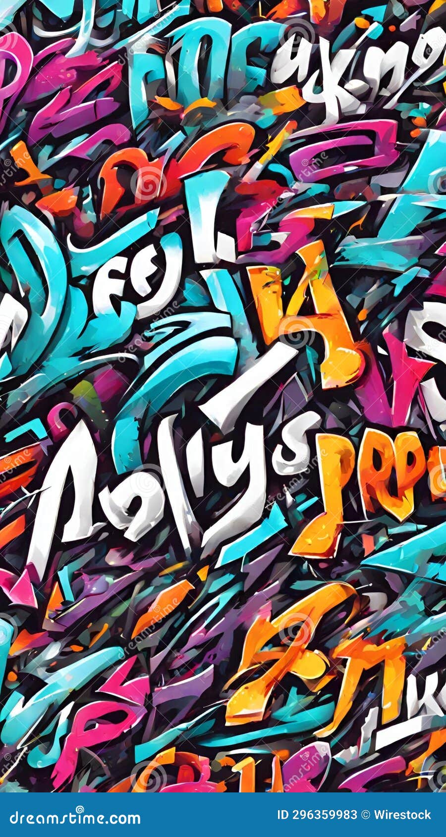 Digital Graffiti Mandala Art Wallpaper Stock Photography ...