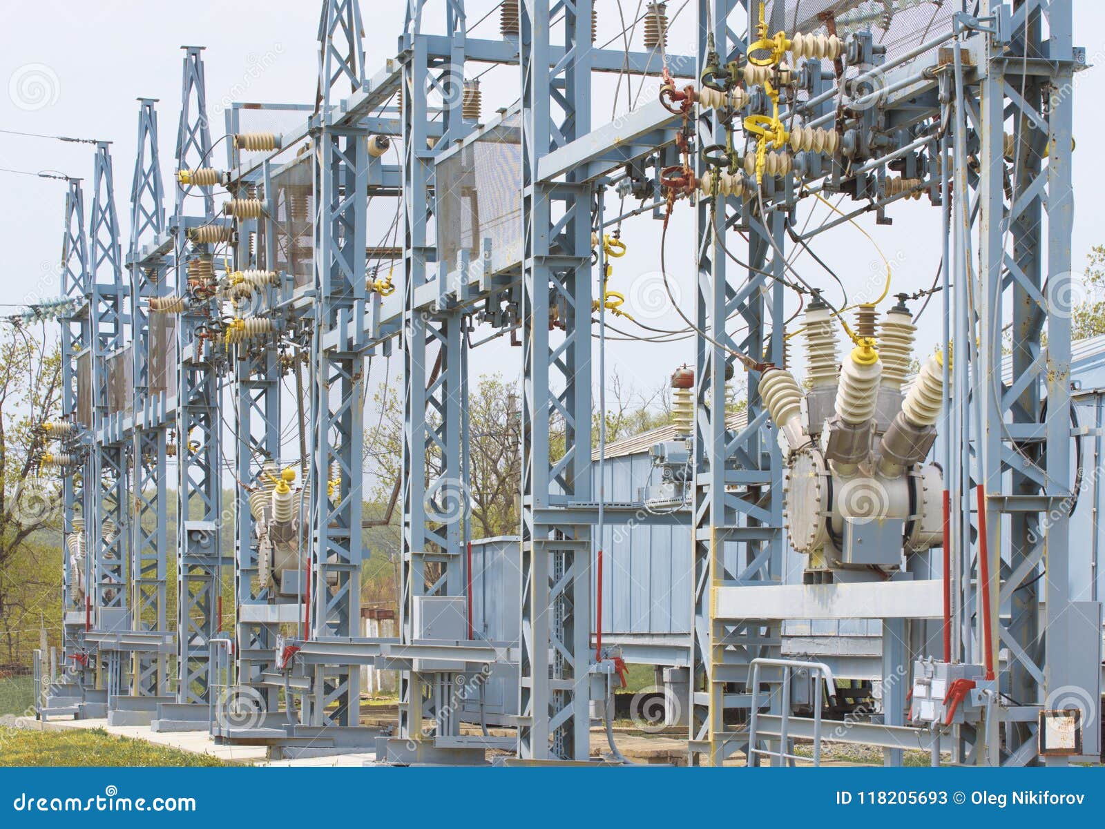 Transformador De Poder De Alto Voltaje Imagen de archivo - Imagen de ...