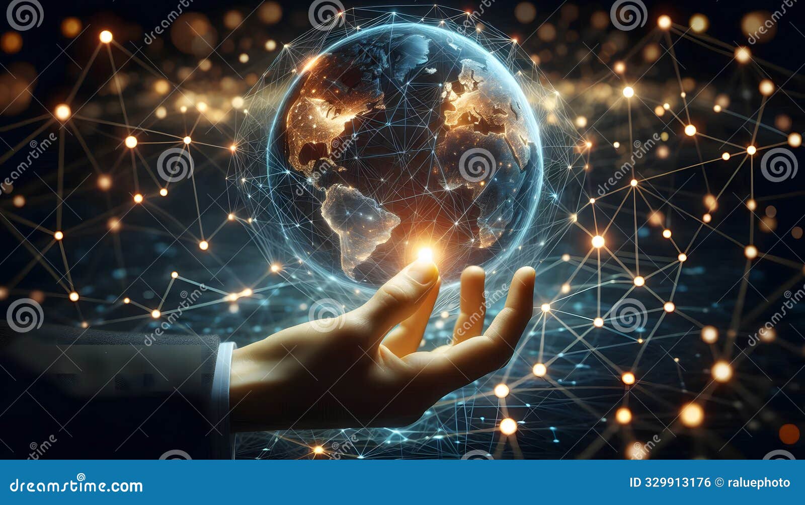 Transformar Para Conectar Y Empoderar Al Mundo Stock de ilustración ...