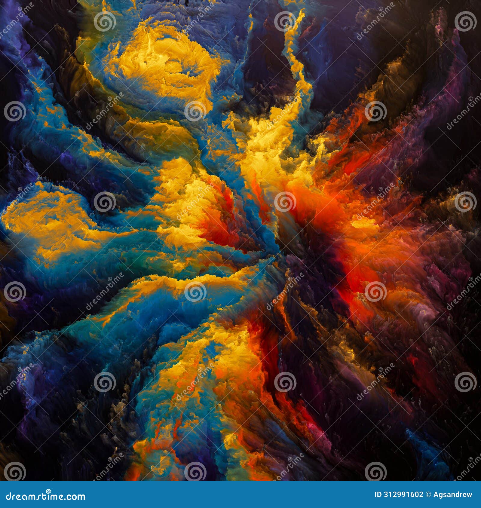 Transformation in Active Textures Stock Illustration - Illustration of ...