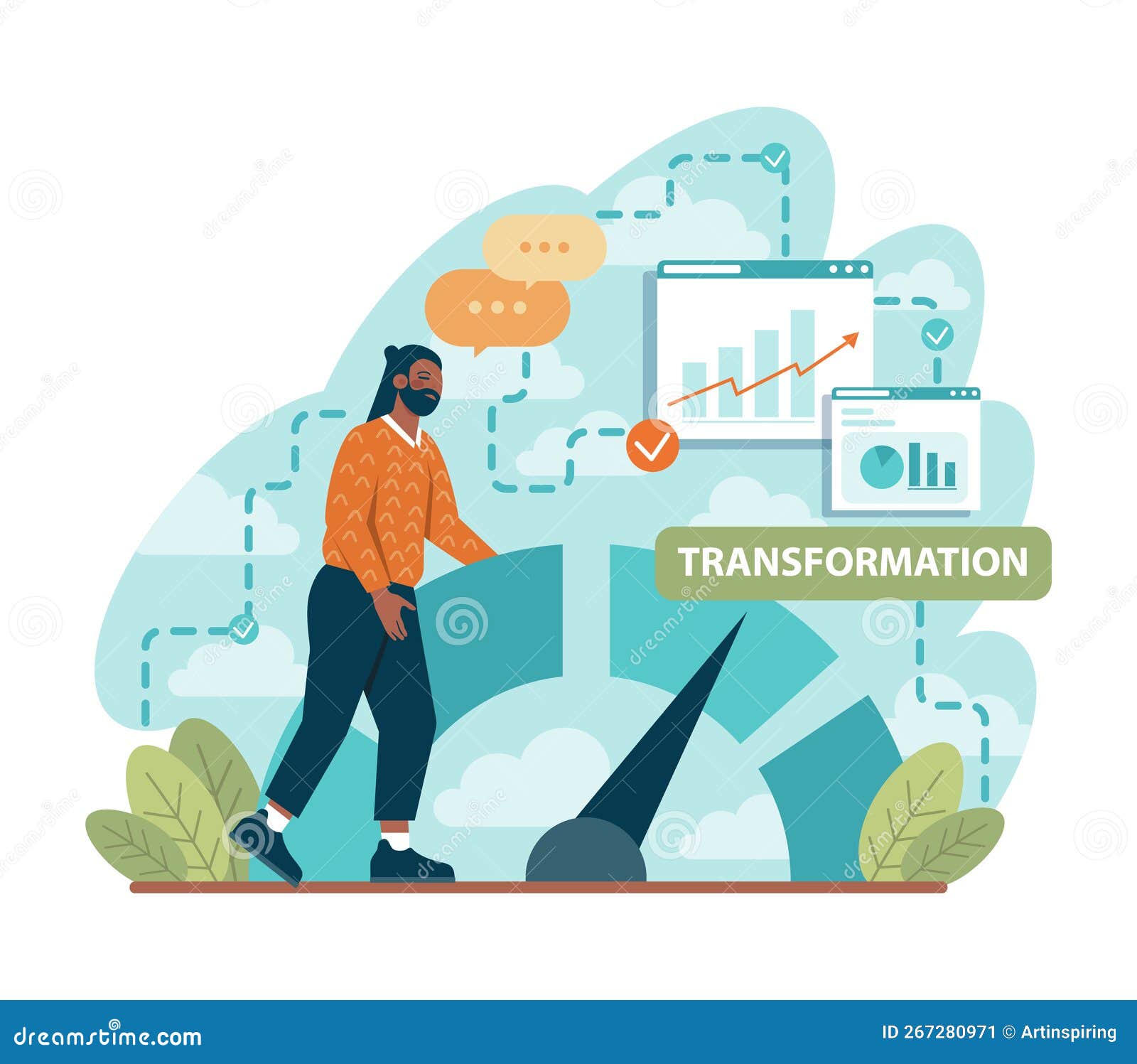 Transformation Concept. Development, Changing and Evolution Towards ...