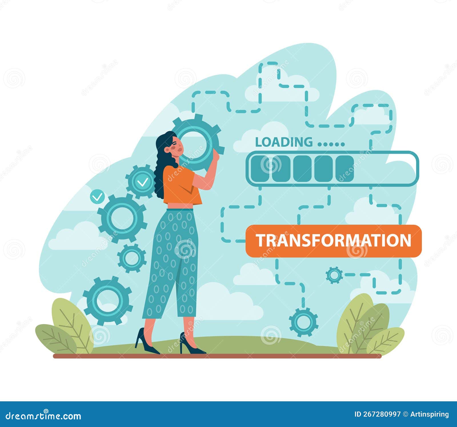 Transformation Concept. Development, Changing and Evolution Towards ...