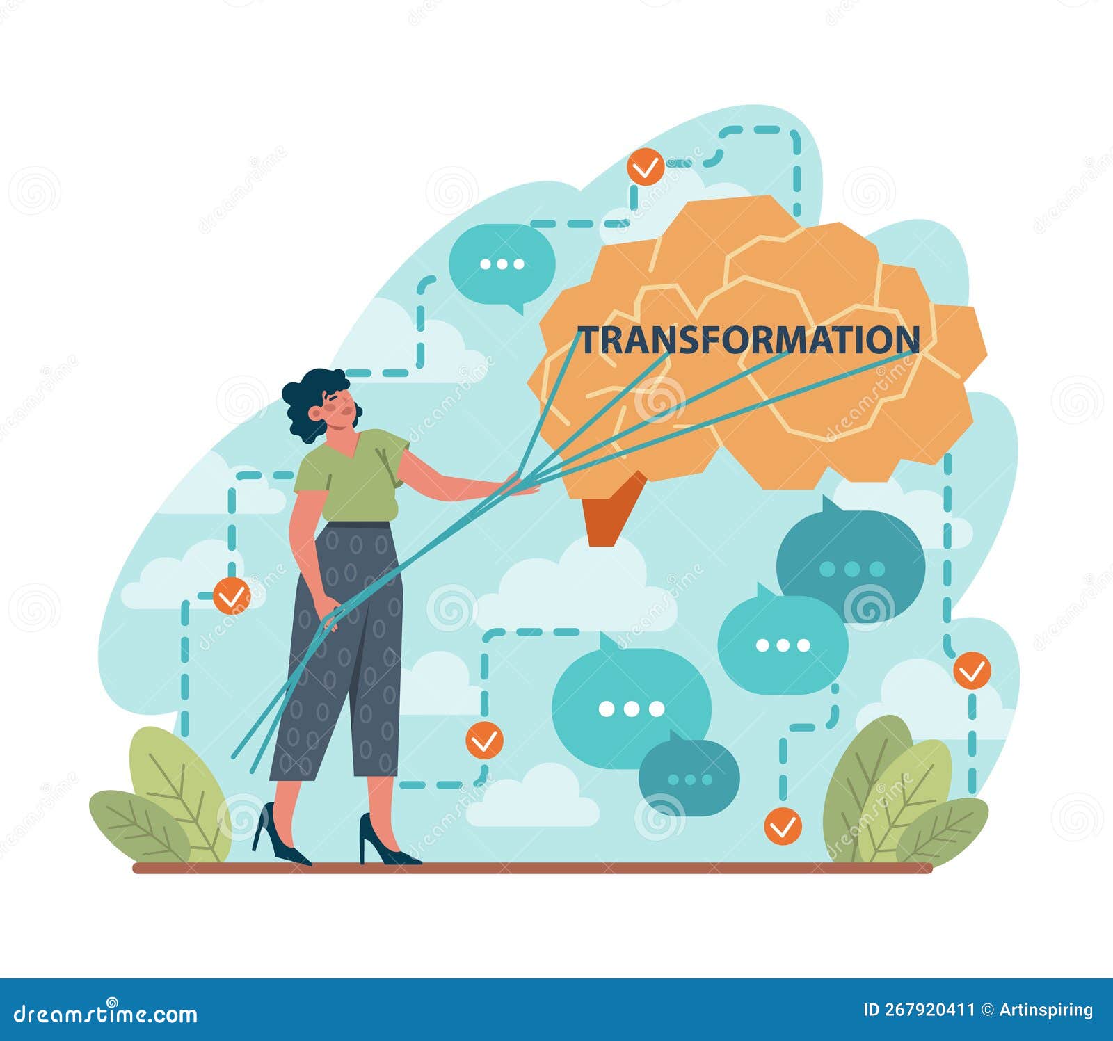 Transformation Concept. Development, Changing and Evolution Towards ...