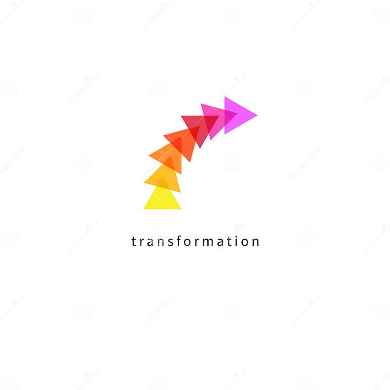 Transformation, Evolution, Development Icon Stock Vector - Illustration ...