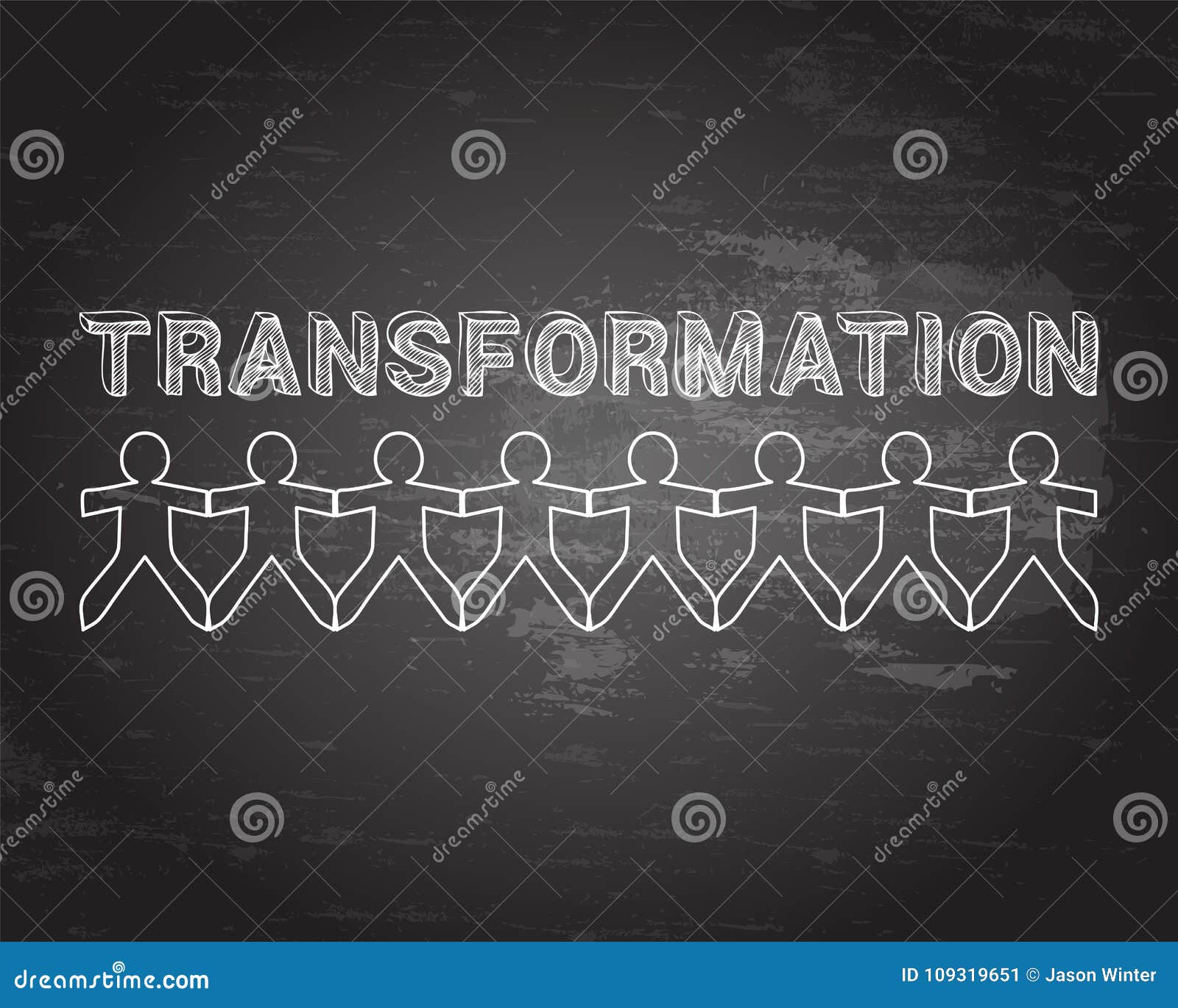 Transformation People Graph Paper Vector Illustration | CartoonDealer ...