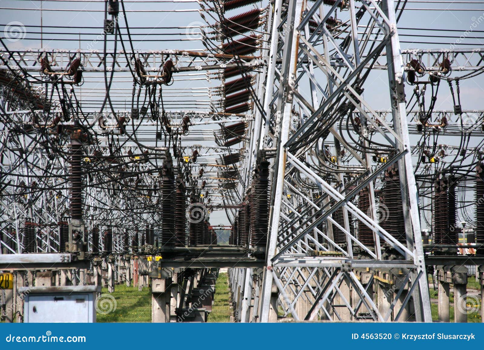 Transformation station stock photo. Image of ceramic, line - 4563520