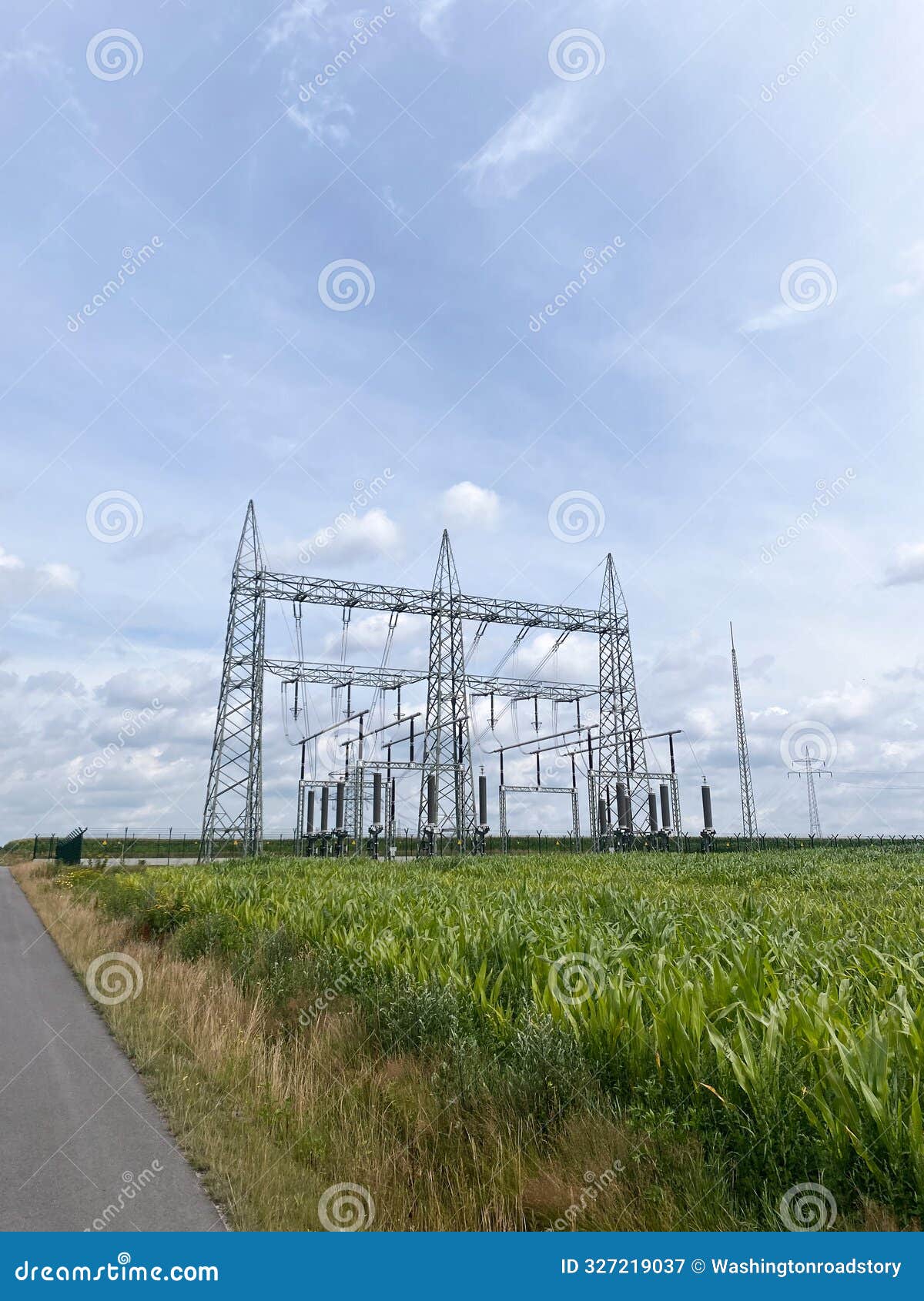 Transformation Structure Engineering Plant Line Distribution Tower ...