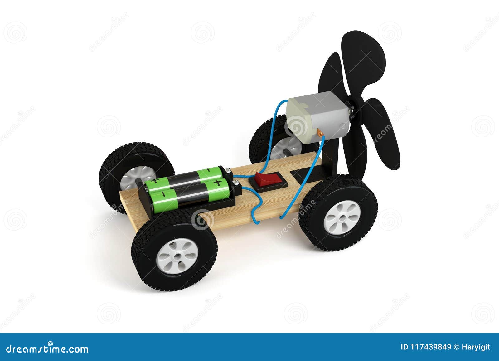 Propeller car experiment. stock illustration. Illustration of icon ...