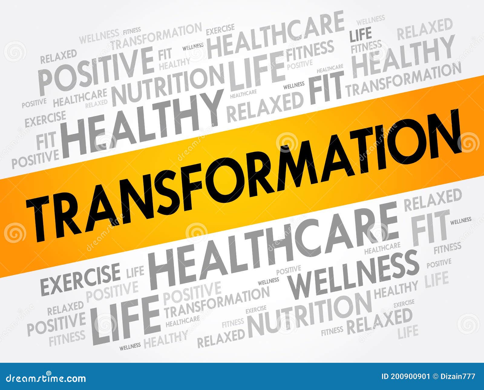TRANSFORMATION Word Cloud Collage Stock Illustration - Illustration of ...