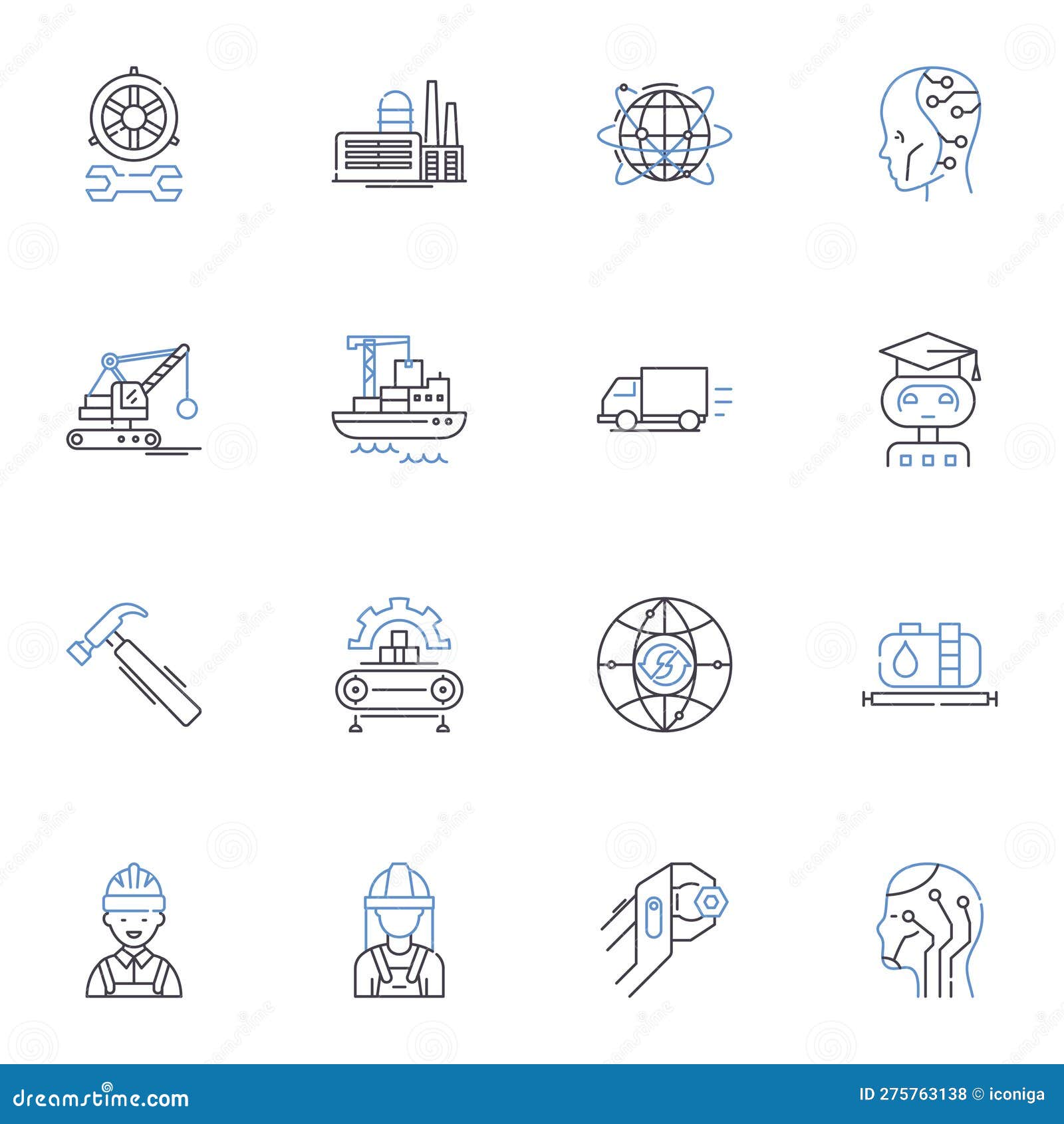 Transformative Line Icons Collection. Mindfulness, Change, Growth ...