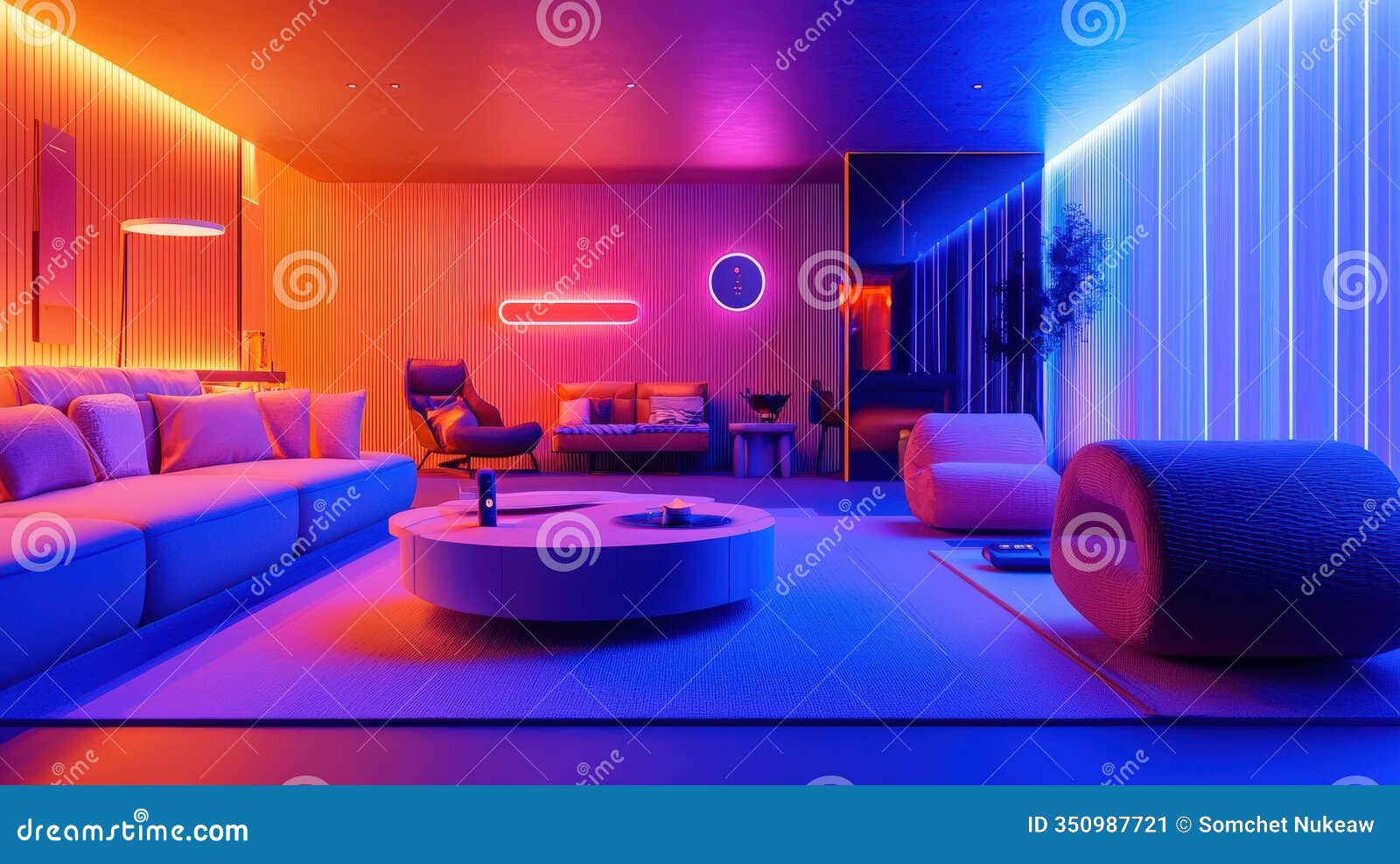 Transformative Lounge Area Design Modern Home Interior Concept Ambient ...