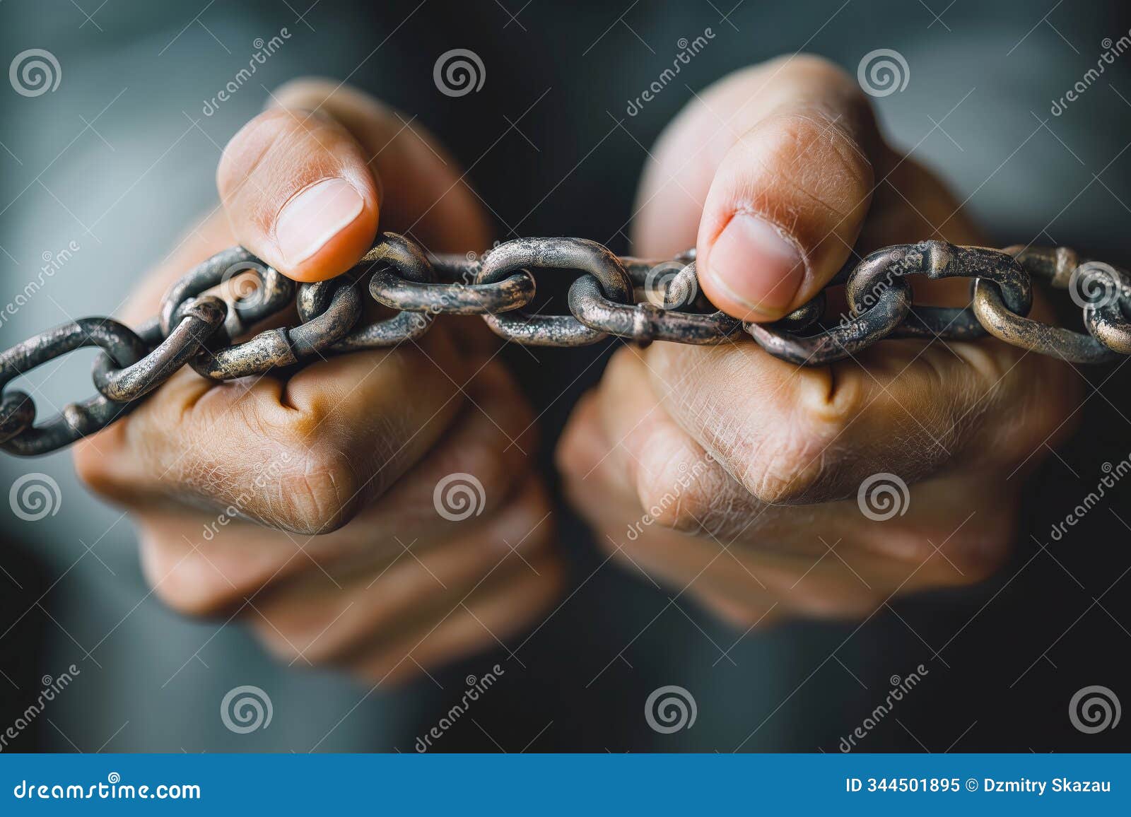 Hands Breaking Free from Chains in a Powerful Display of Liberation ...
