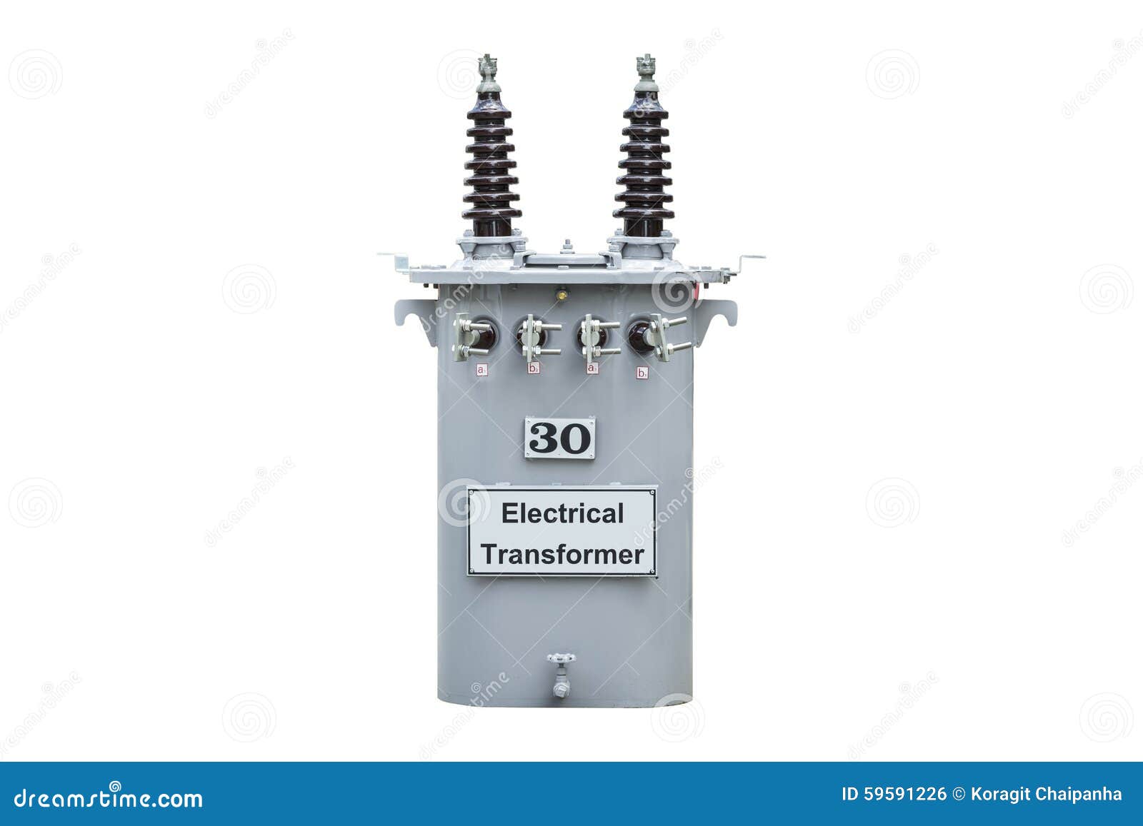 Transformator En Het Kleine Elektrische Voltage Stock Foto - Image of ...