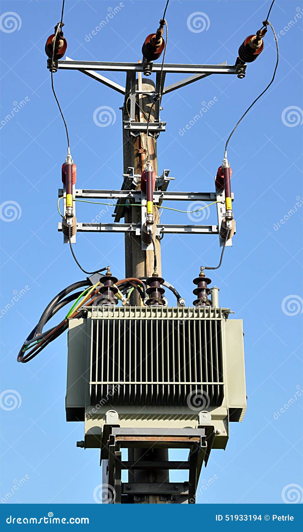 Transformator stock photo. Image of high, concrete, modern - 51933194