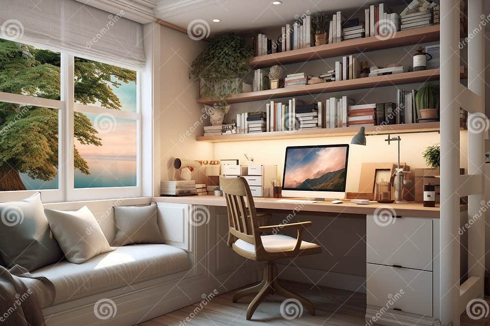 Transformed Micro-Spaces and Basements into Cozy Home Offices for ...