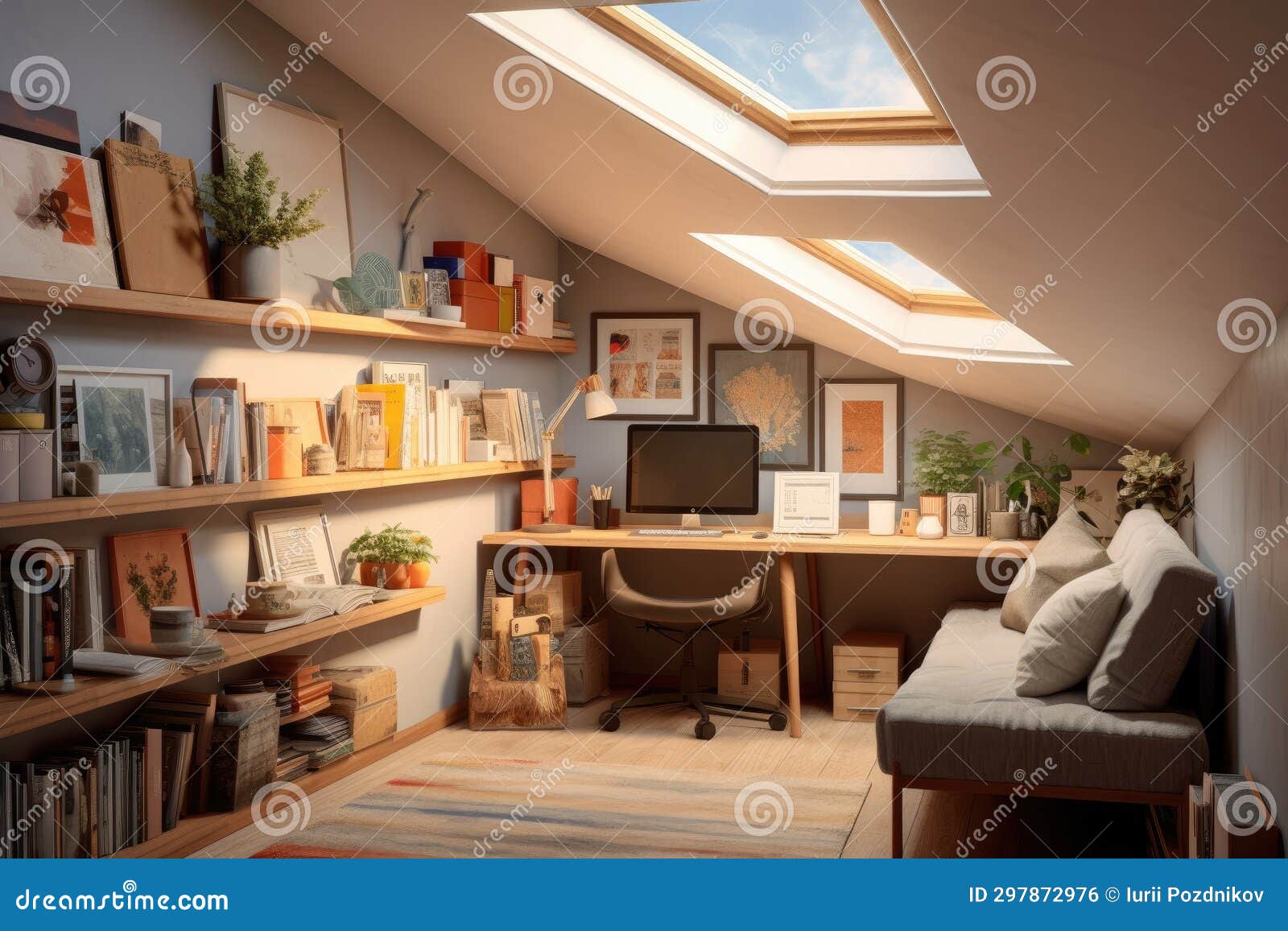 Transformed Micro-Spaces and Basements into Cozy Home Offices for ...