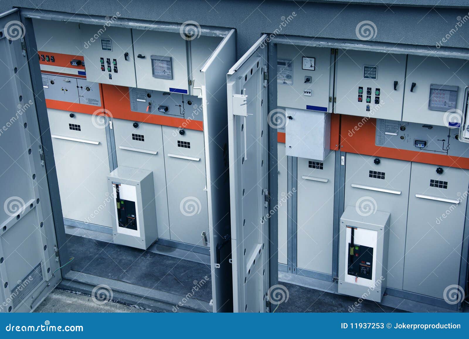 Transformers Inside High Voltage Substations.2021 Stock Photography ...