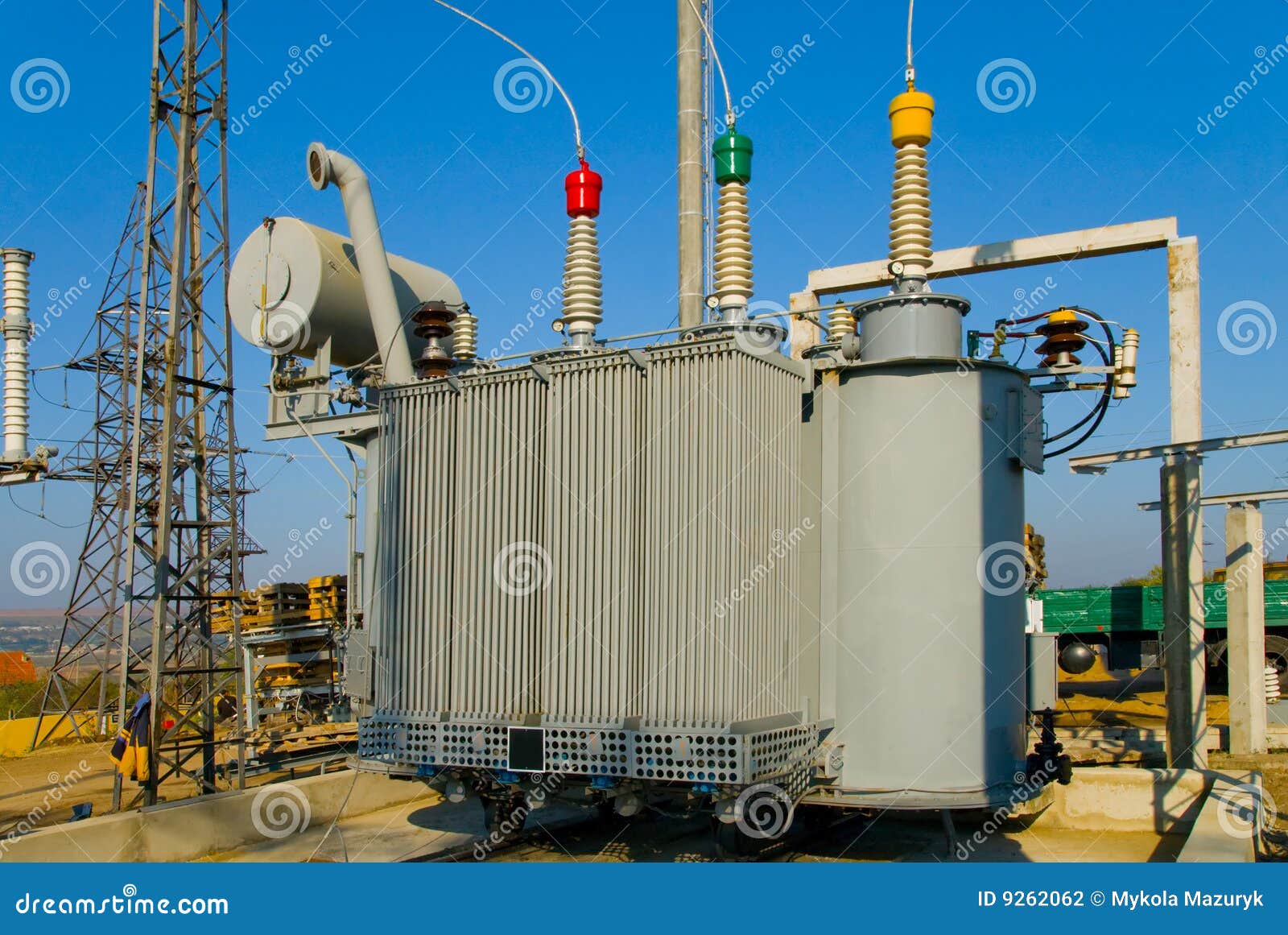 Transformer stock photo. Image of infrastructure, electric - 9262062