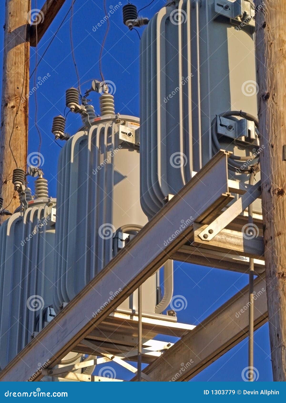 Transformer Bank 1 stock image. Image of utility, power - 1303779