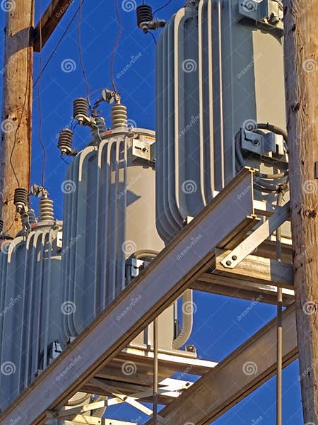 Transformer Bank 1 stock image. Image of utility, power - 1303779