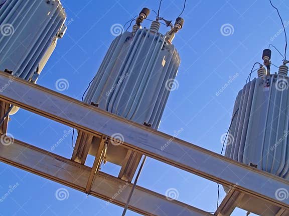 Transformer Bank 2 stock photo. Image of generation, array - 1303786