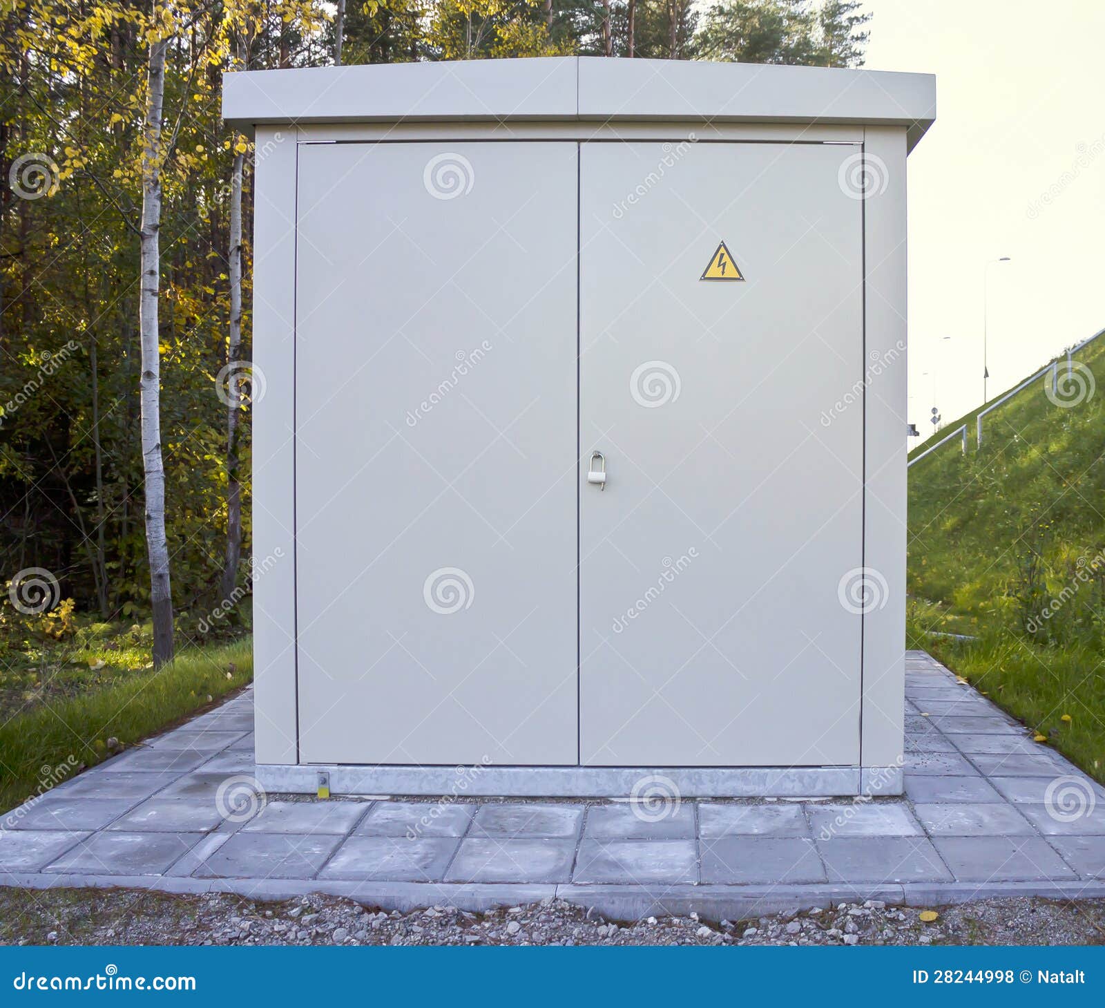 Transformer cabinet stock photo. Image of distribution - 28244998