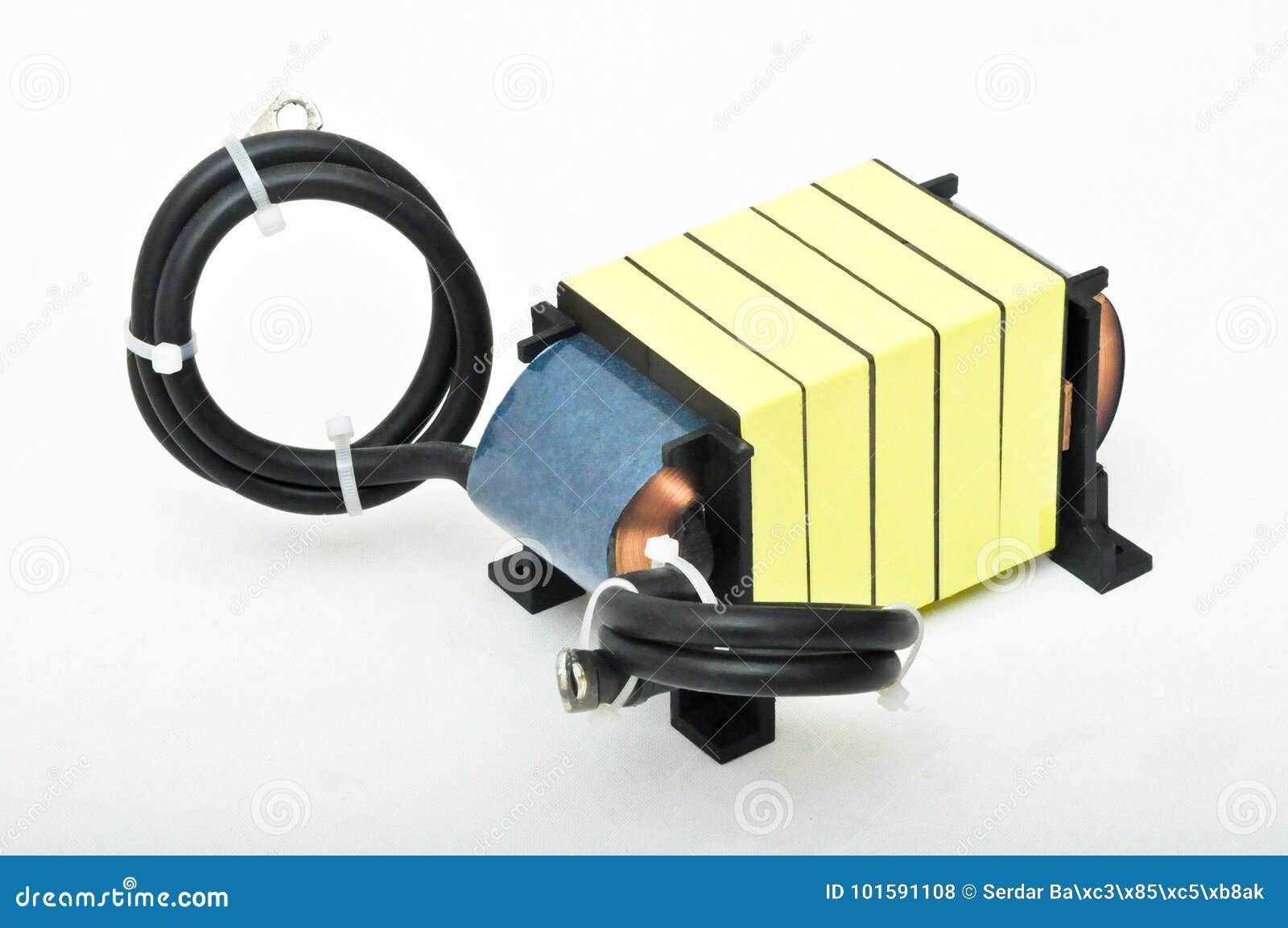 Transformer copper coil stock photo. Image of induction - 101591108
