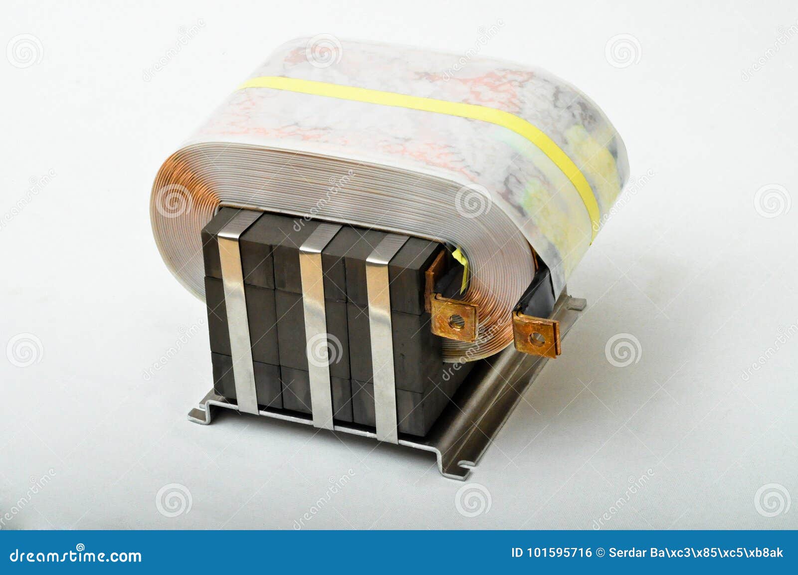 Transformer copper coil stock photo. Image of induction - 101595716