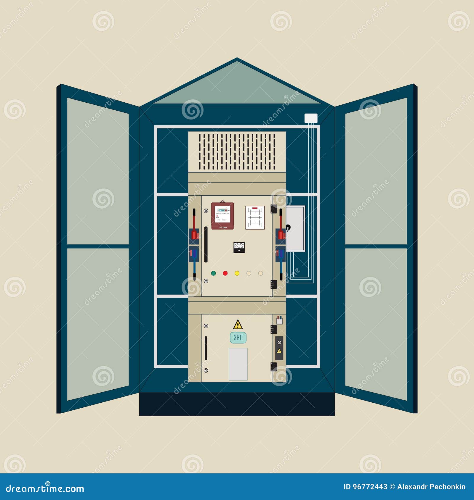 Transformer, Electric Shield Stock Vector - Illustration of energy ...