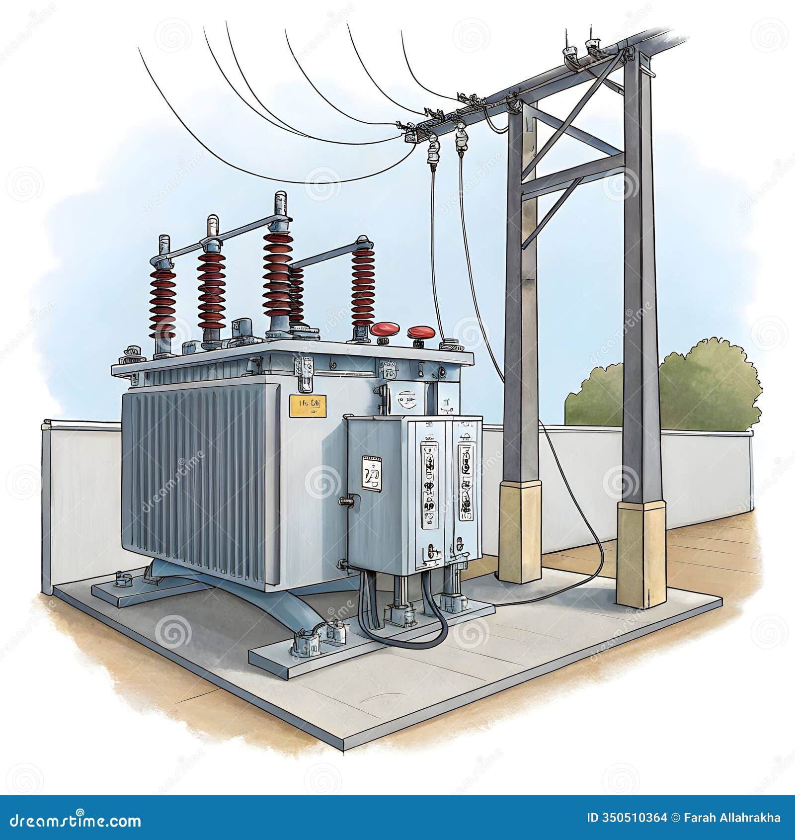 A Transformer, an Electrical Device Used To Change Voltage Levels in ...