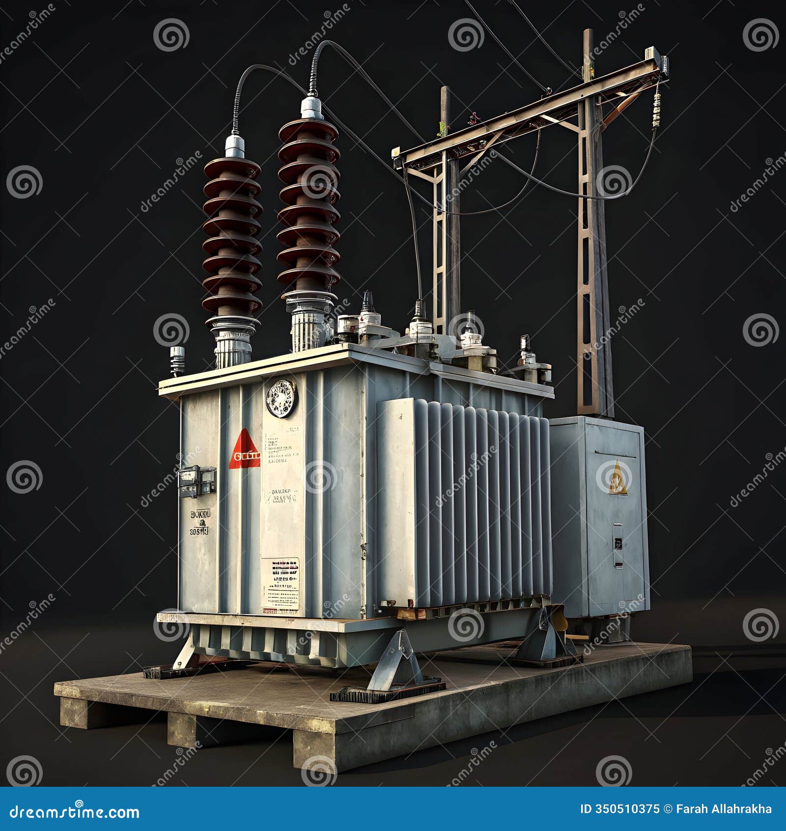 A Transformer, an Electrical Device Used To Change Voltage Levels in ...