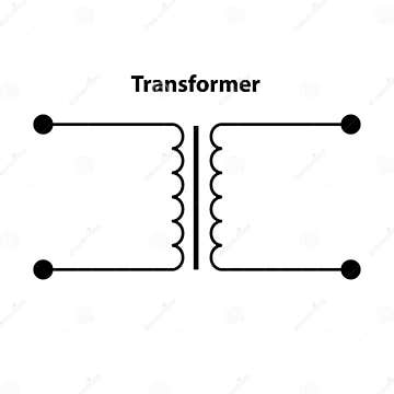 Transformer. Electronic Symbol. Illustration of Basic Circuit Symbols ...